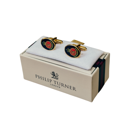 Royal Military Academy Sandhurst Crest Cufflinks - Bar – Sandhurst Trust