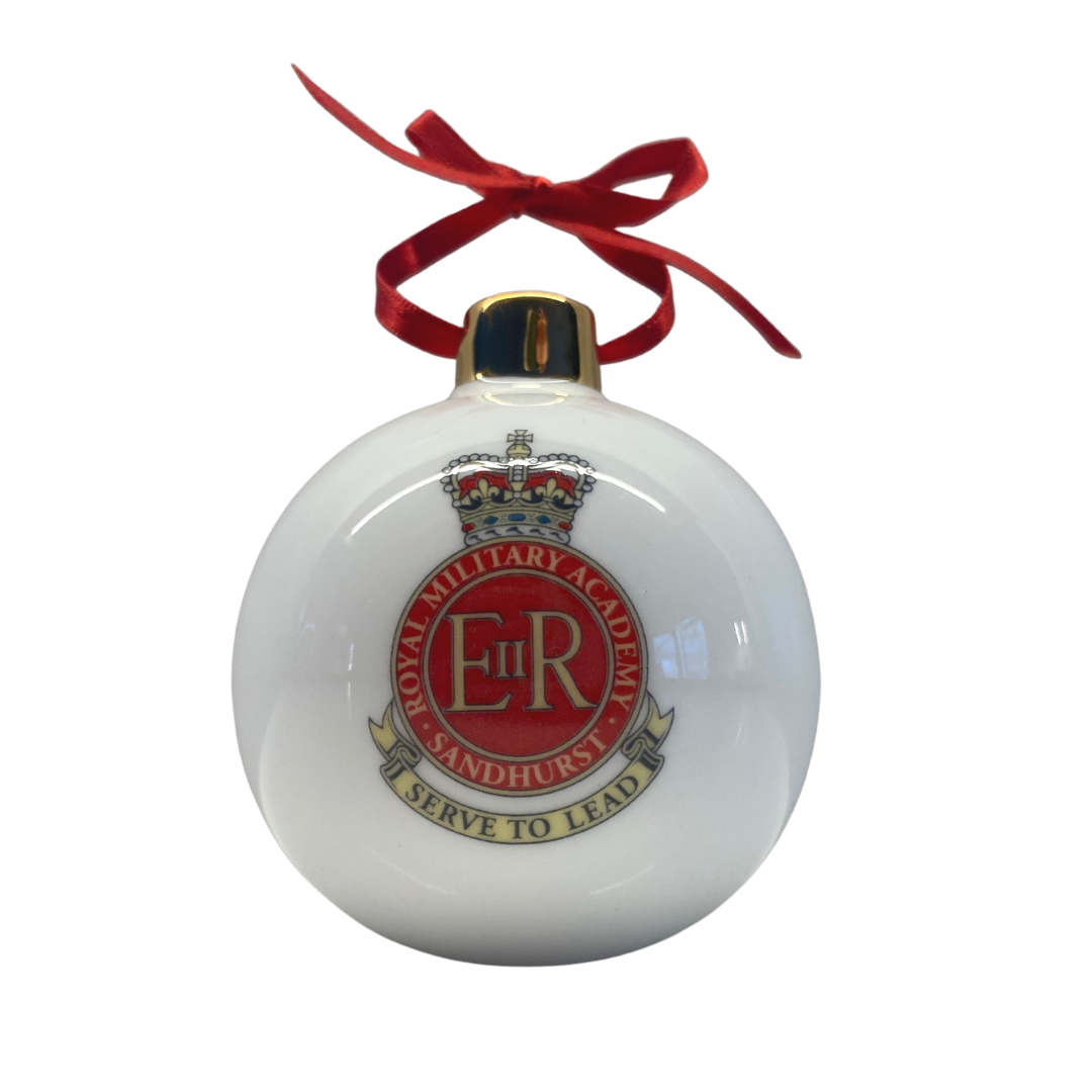 Christmas Bauble - Old ER RMAS Crest – Sandhurst Trust