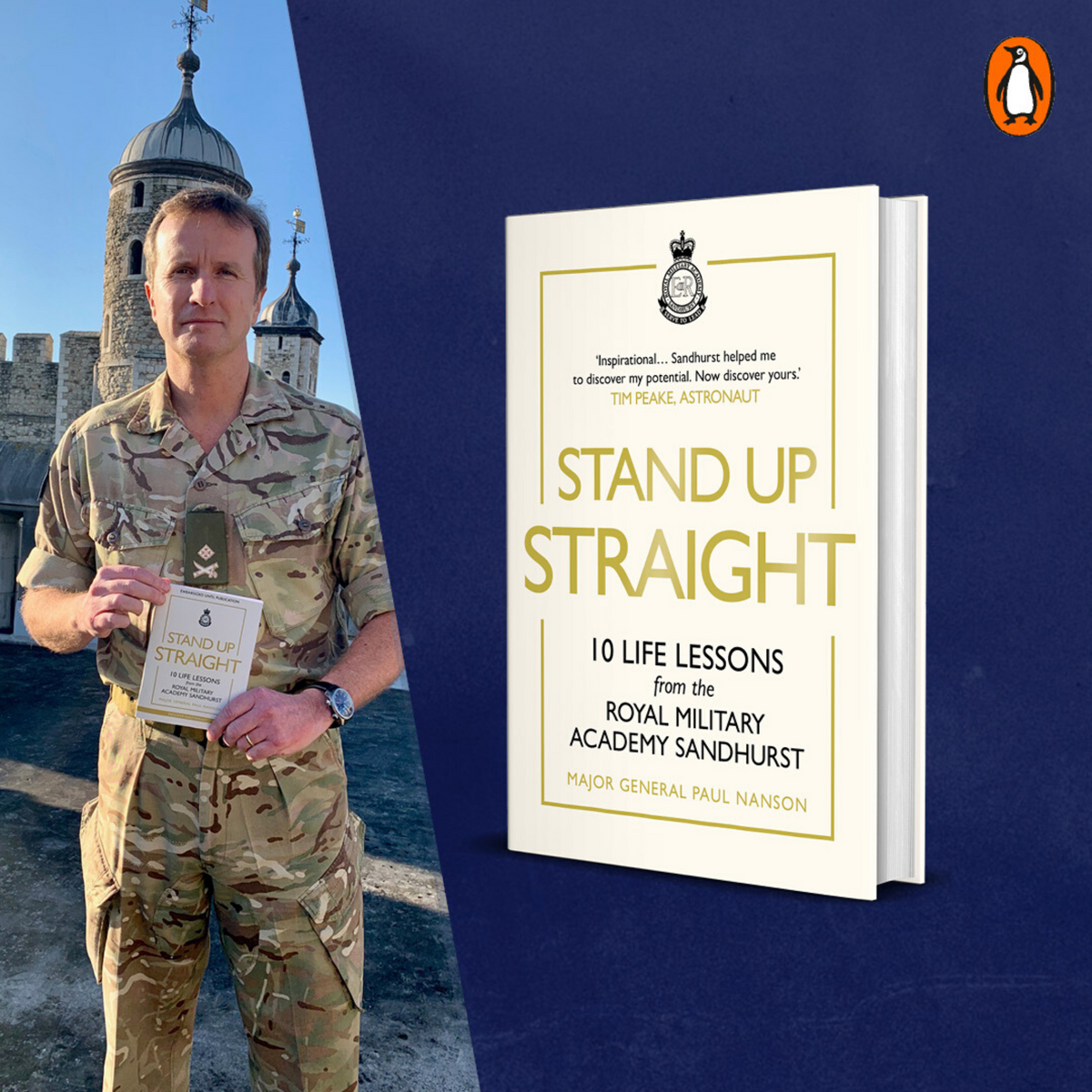 Book - Stand Up Straight - Major General Paul Nanson CB CBE – Sandhurst ...