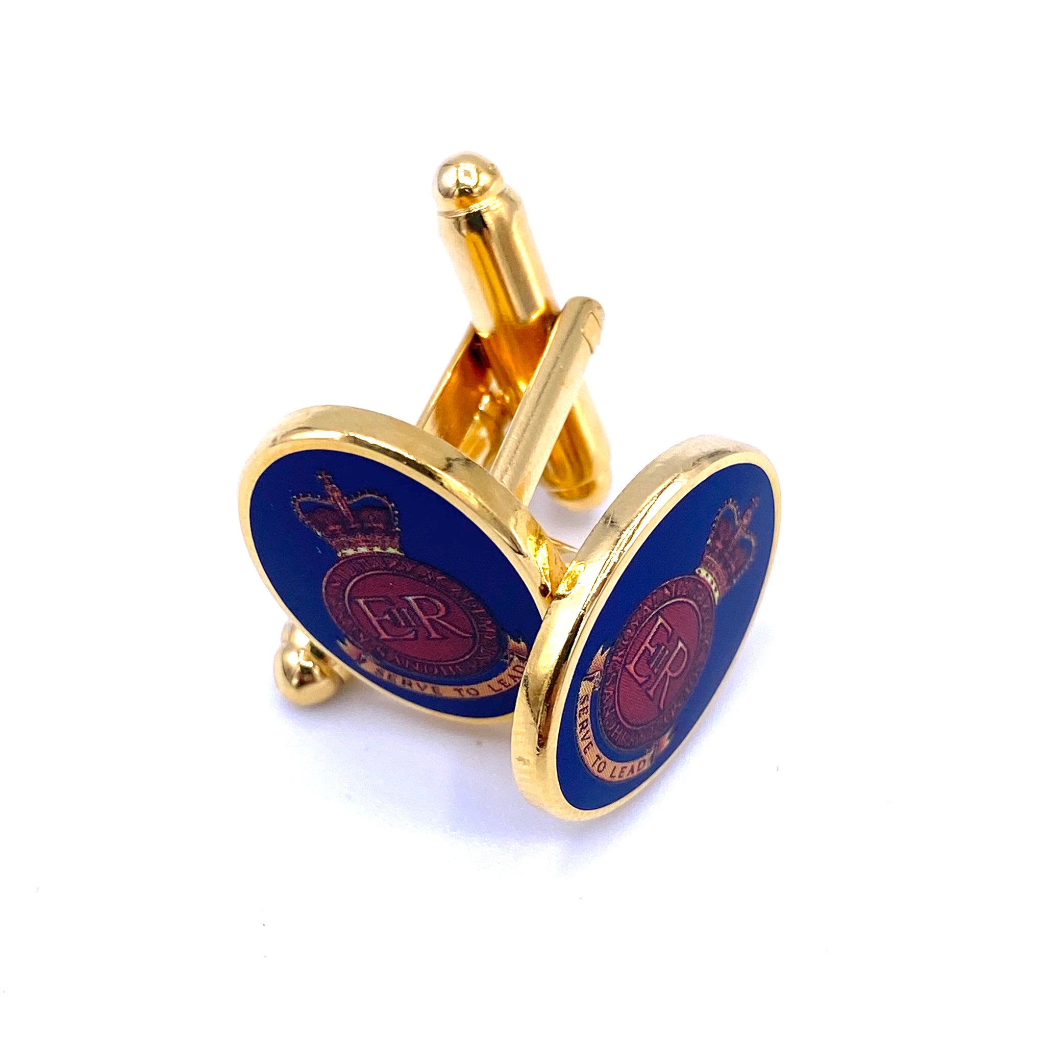 Royal Military Academy Sandhurst Crest Cufflinks - Bar – Sandhurst Trust